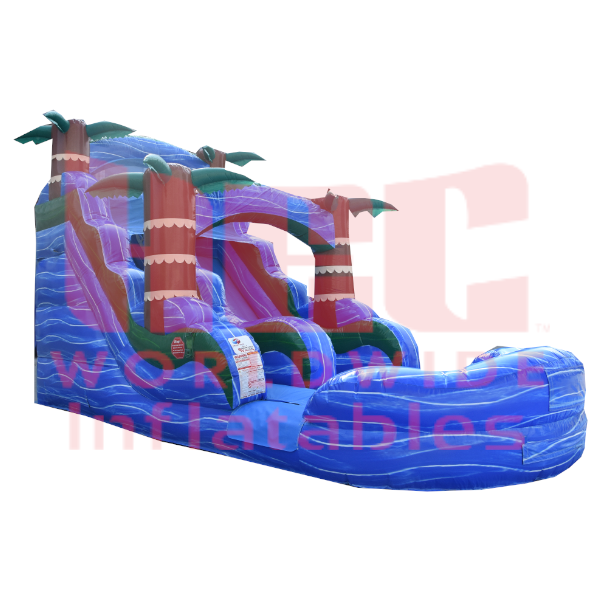 15' Blue Hurricane® Single Lane Pool | HEC-Worldwide.com | Orlando, FL