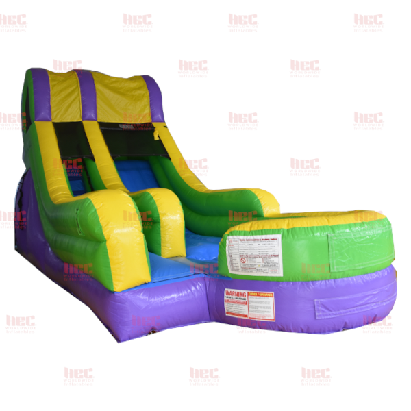 15' Splash Slide Single Lane Pool | HEC-Worldwide.com | Orlando, FL