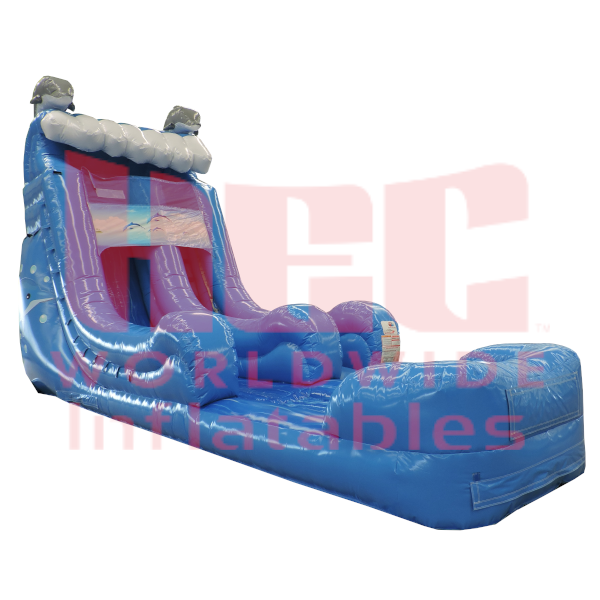 18' Dolphin Splash Single Lane Pool | HEC-Worldwide.com | Orlando, FL