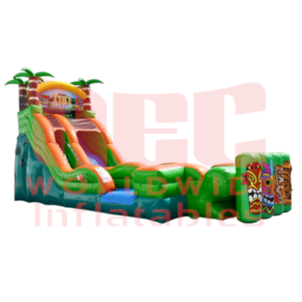 Tiki Island™ XL Single Lane Pool | HEC-Worldwide.com | Orlando, FL