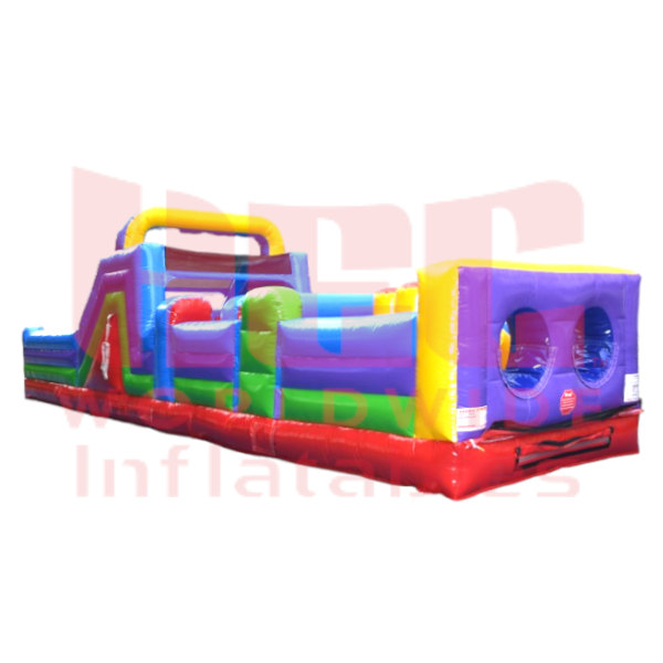 38' Obstacle Course Standard Colors | HEC-Worldwide.com | Orlando, FL