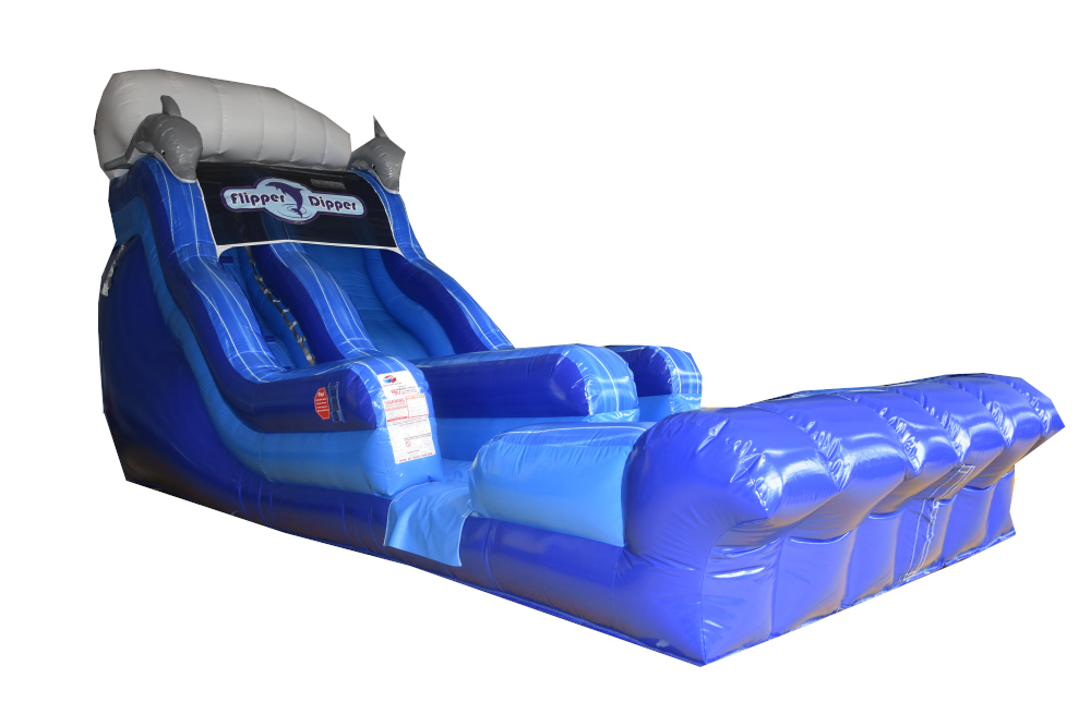 Flipper Dipper XL SL IP Single Lane Inflated Pool